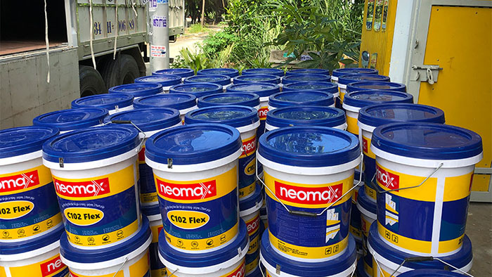Neomax C102 Plus thùng 20Kg chất chống thấm tổng hợp từ polyme đa tính năng